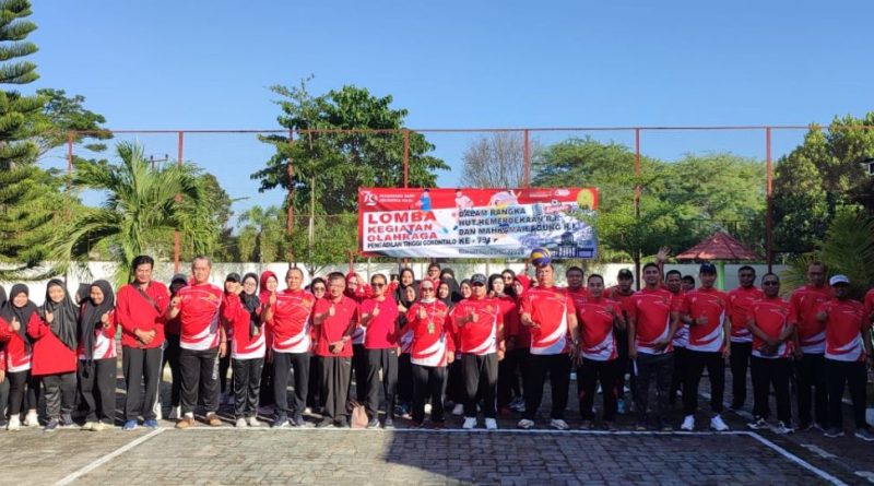 Pembukaan Kegiatan Lomba Dalam Rangka Memperingati HUT RI dan HUT MARI | Pengadilan Negeri Tilamuta